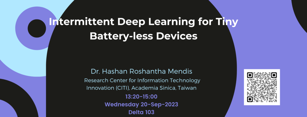 [2023-SEP-20] Intermittent Deep Learning for Tiny Battery-less Devices